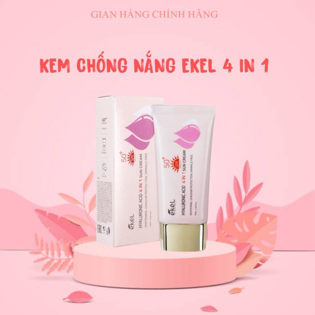 [Chính Hãng - Sẵn - DATE MỚI] Kem Chống Nắng EKEL Hyaluronic Acid 4 in ...