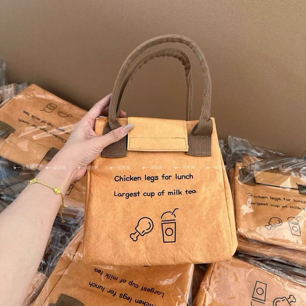 Túi giữ nhiệt đựng cơm trưa, hộp cơm văn phòng dễ thương DTS HOME | Shopee Việt Nam