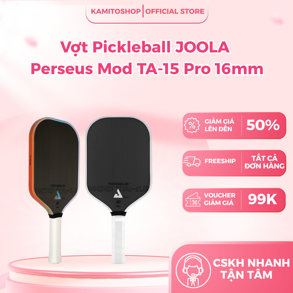 Vợt Pickleball JOOLA Perseus Mod TA-15 Pro 16mm – Vợt Carbon Cao Cấp ...