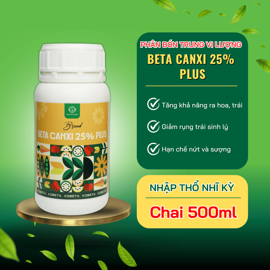 Phân Bón Trung Vi Lượng Beta Canxi 25% Plus Nhập Khẩu Thổ Nhĩ Kỳ Chai ...