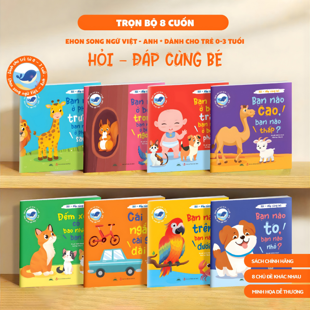 Sách - Ehon Hỏi - Đáp Cùng Bé - Song Ngữ Việt Anh Dành Cho Bé Từ 0-3 ...