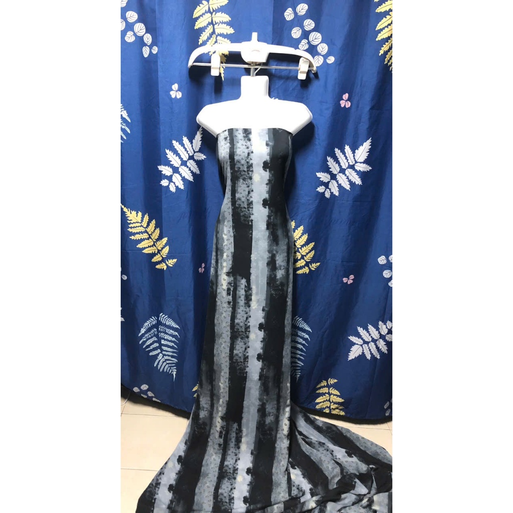 C556 - Vải Lụa Mango Pháp sọc loang màu, co dãn | Shopee Việt Nam