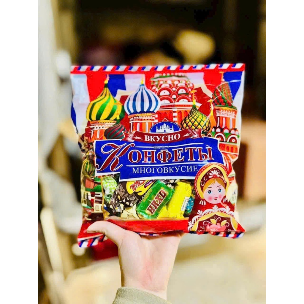 KẸO SOCOLA MIX LÂU ĐÀI NGA 🇷🇺 chính hãng xịn lun | Shopee Việt Nam