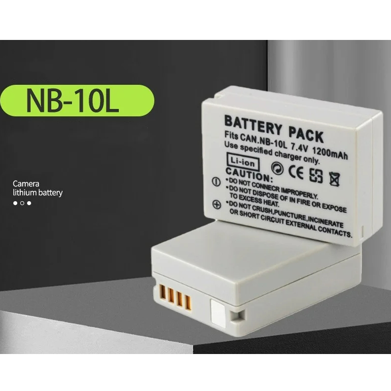 Pin máy ảnh NB-10L NB10L NB 10L Camera Battery For Canon G1X G15 G16 ...