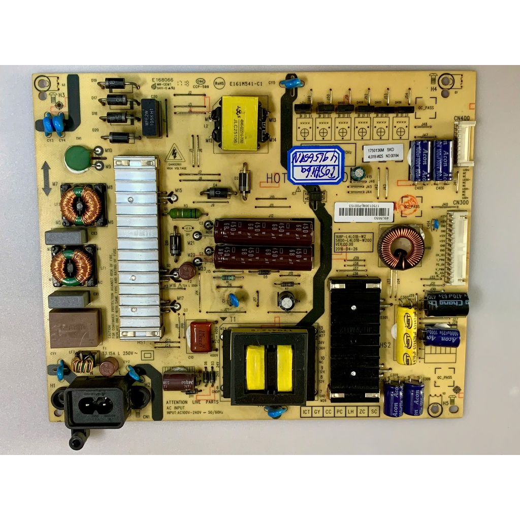 Bo main boar mạch linh kiện tivi tv Toshiba 49L5650 49L5650VN nguồn, xử ...