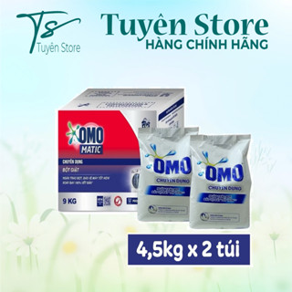 Bột Giặt Omo Matic Chuyên Dụng Cửa Trước 9Kg ( 2 Túi x 4.5Kg = 9 Kg ) | Shopee Việt Nam