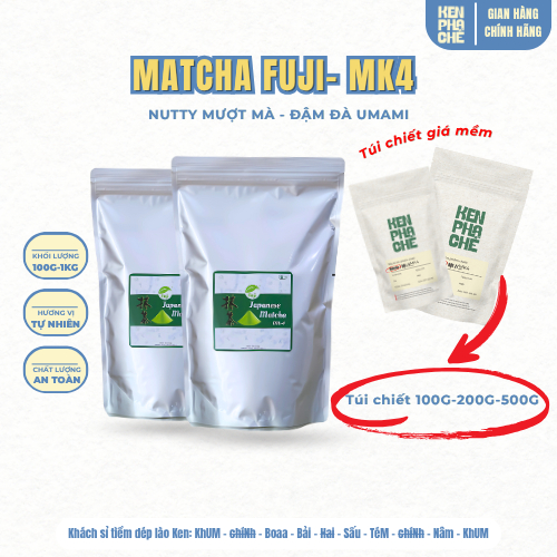 Matcha Fuji Mk4 tách lẻ 500G & Fullsize 1kg cam kết chính hãng ...
