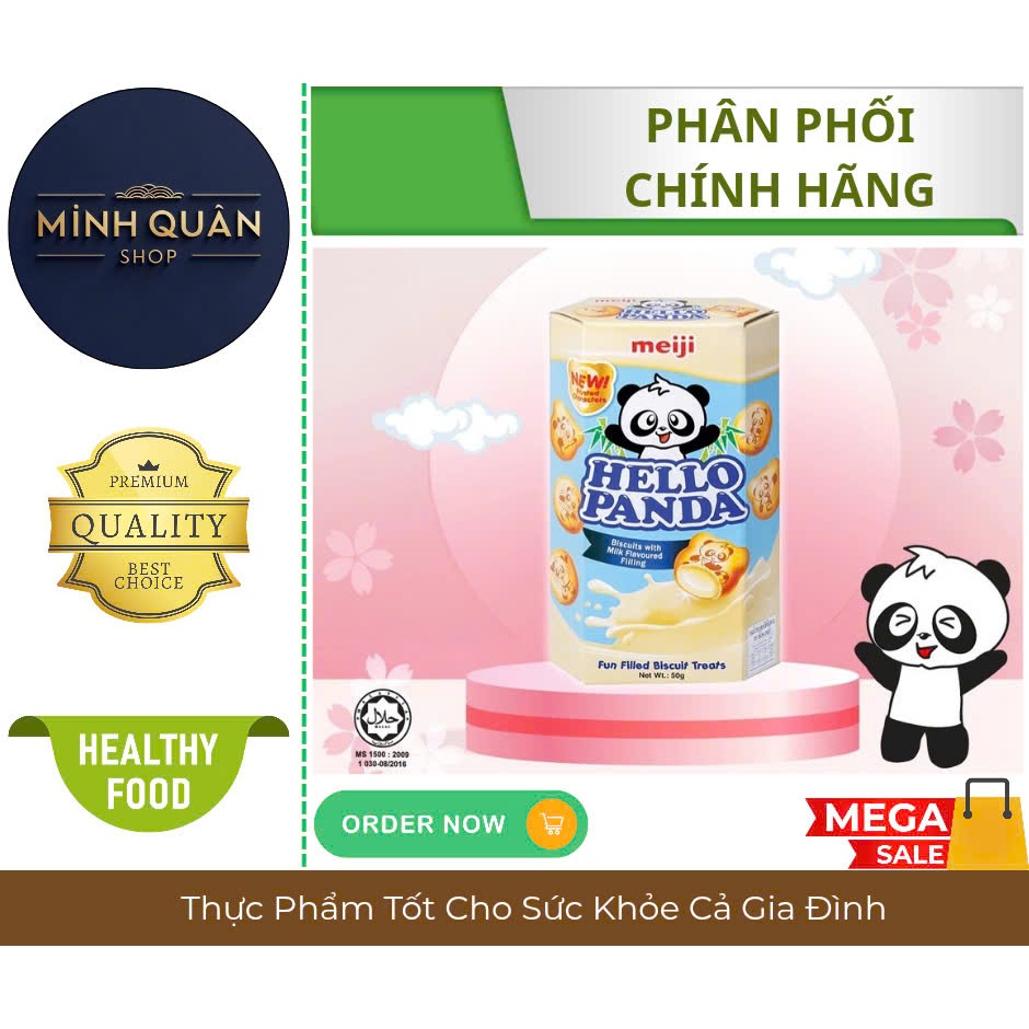 Bánh Hello Panda Milk ( Sữa) Meiji 40g | Shopee Việt Nam