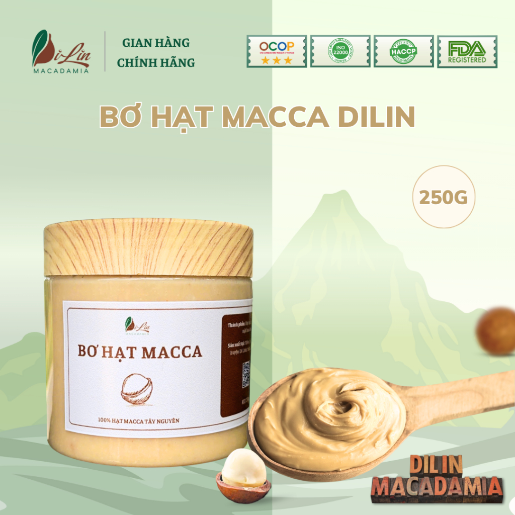 DiLin Bơ Hạt Macca (Lon 250g) | Shopee Việt Nam