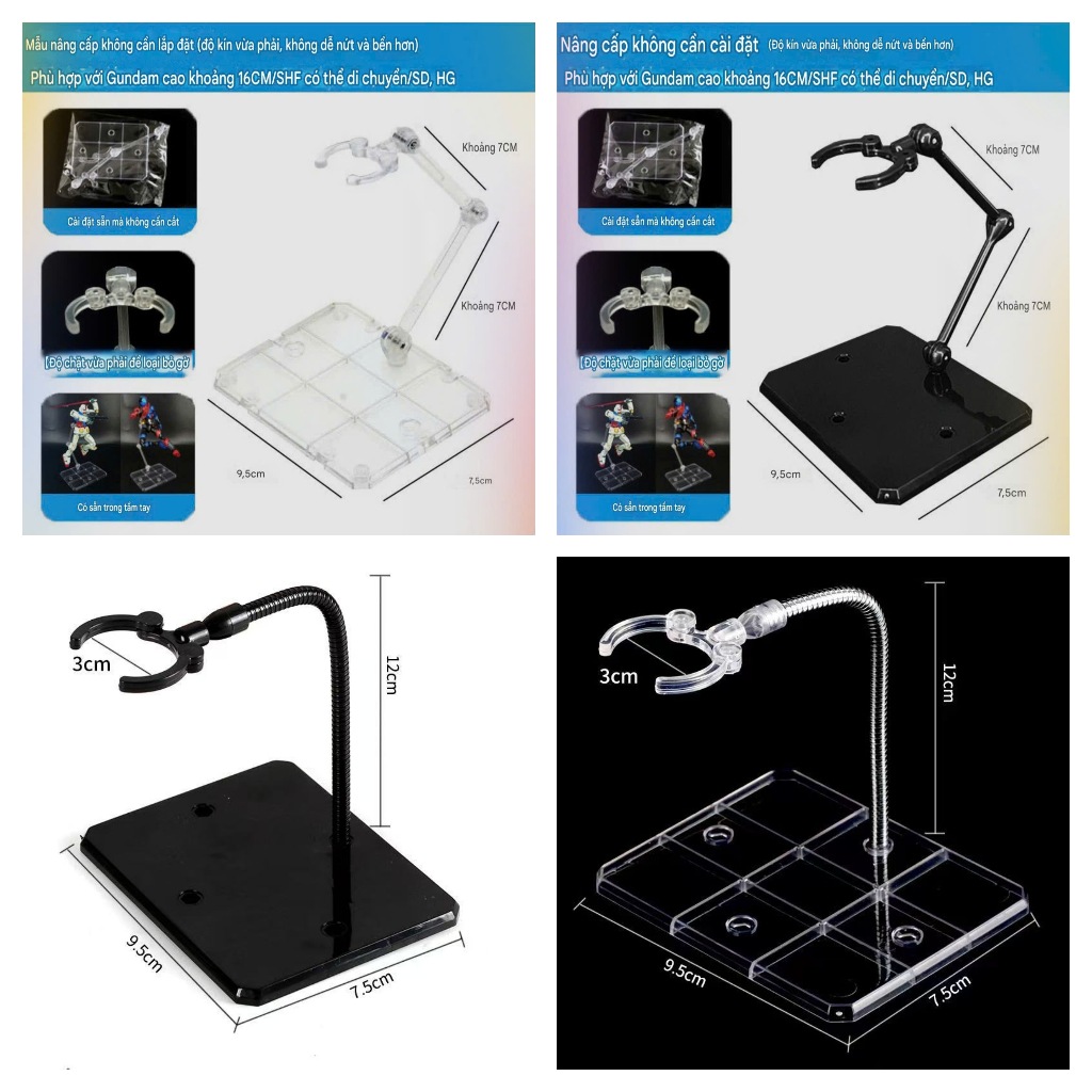 🌟GIÁ HỦY DIỆT🌟 Đế Mô Hình Action Base Lắp Ráp Cho SHF Figma Revoltech ...