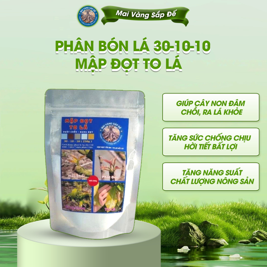 Phân Bón Lá 30-10-10 Mập Đọt To Lá, Phân Bón Siêu Dưỡng Cây, Nuôi Lá ...