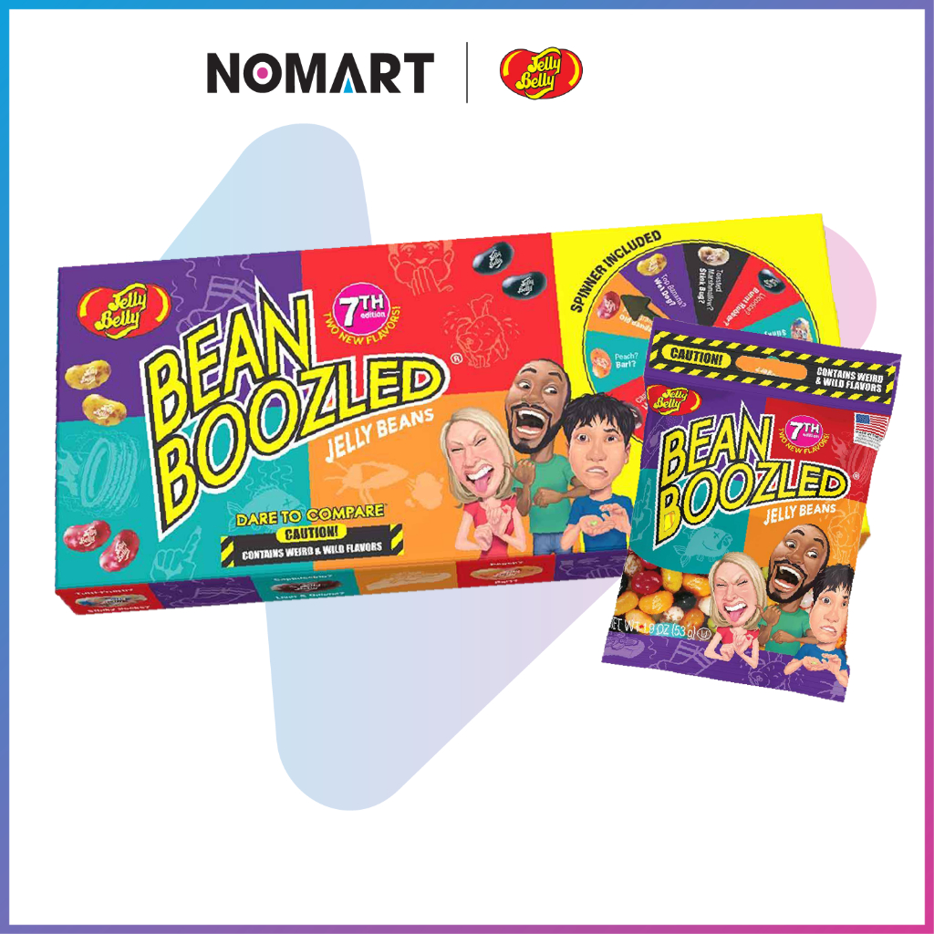 Kẹo Thúi BeanBoozled 7 Jelly Belly (Hộp 100g - Có Bàn Quay & Gói 54g ...