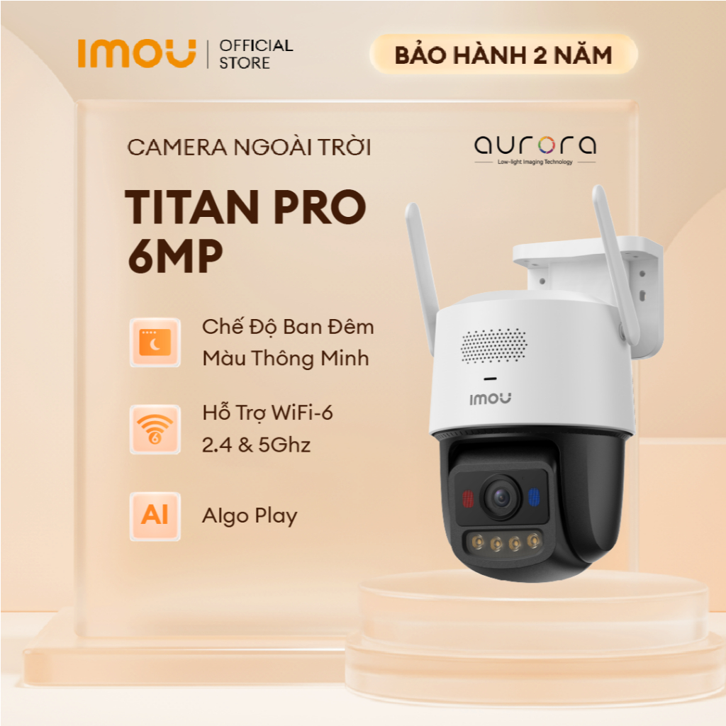 Imou Camera Wifi ngoài trời Titan Pro I 6MP I IPC-U7LP-6V0NE I Thị Giác ...
