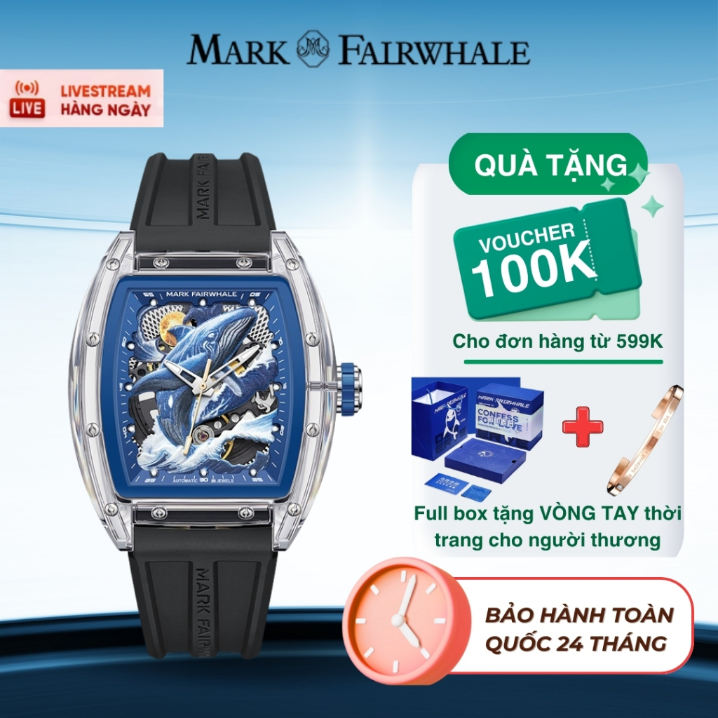 [MARK FAIRWHALE]Đồng hồ cơ nam Mark FairWhale automatic chính hãng,Đồng ...