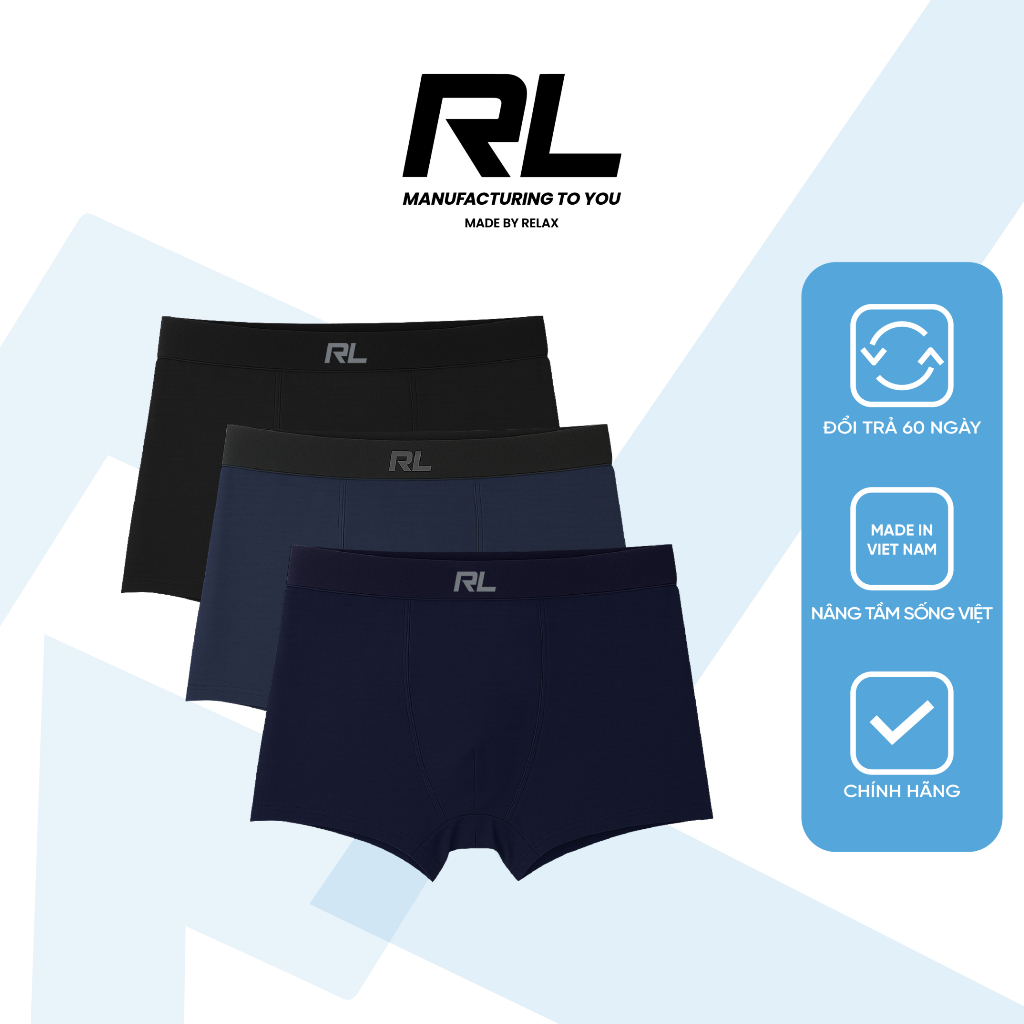 [COMBO 3 TẶNG 3] Quần lót boxer nam vải modal cao cấp RDO139 thoáng mát ...