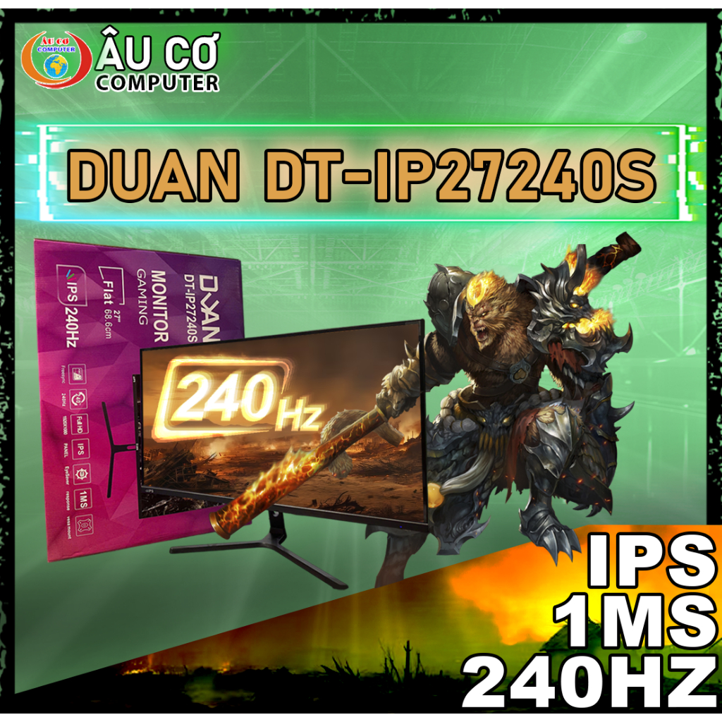 Màn hình Gaming 240HZ 27 inch Full viền Duan DT-IP27240S 27inch Chuyên Game (FHD/IPS/1ms) Viền ...