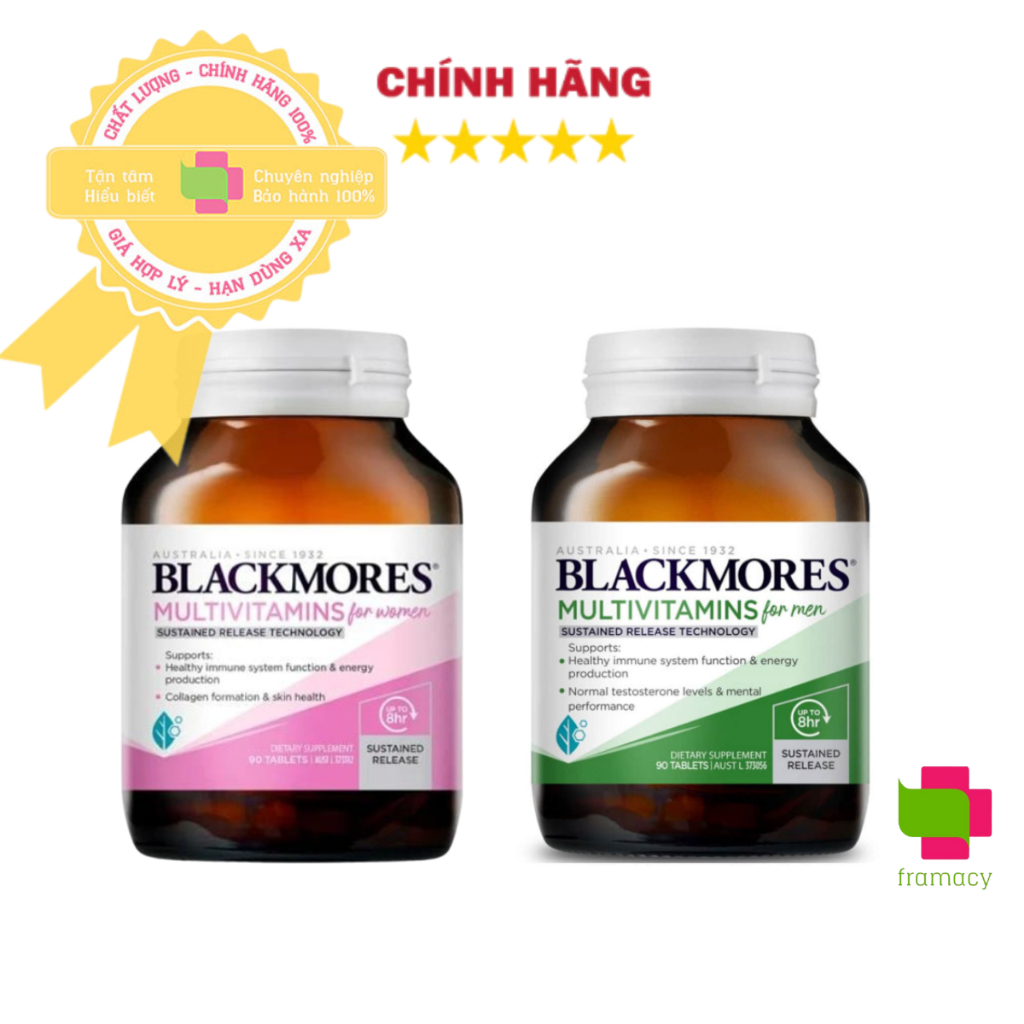 Vitamin tổng hợp Blackmores Multivitamin, Úc (90v) bổ sung dinh dưỡng ...