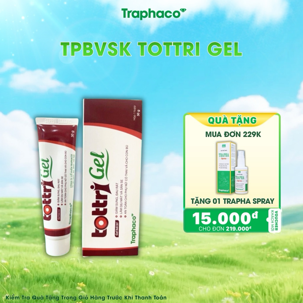 Mỹ Phẩm Tottri Gel - Hỗ Trợ Giảm Sưng Đau Búi Trĩ, Rát Hậu Môn Và Táo ...