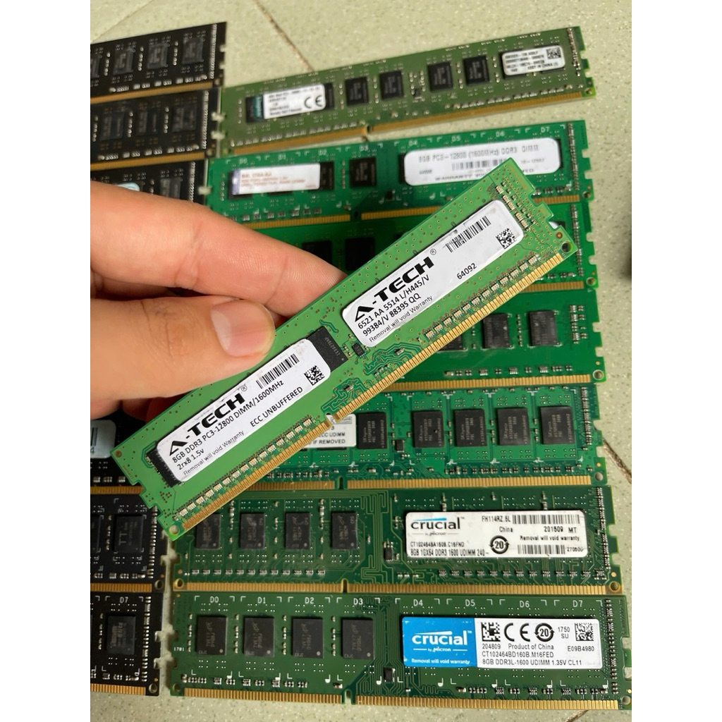 Ram pc DDR3 8gb bus 1600, 1333 tháo máy bảo hành 12 tháng | Shopee Việt Nam