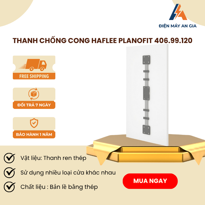 Thanh Chống Cong Hafele Planofit 406.99.120 – Cho Cửa Cao 2.4M, Định ...