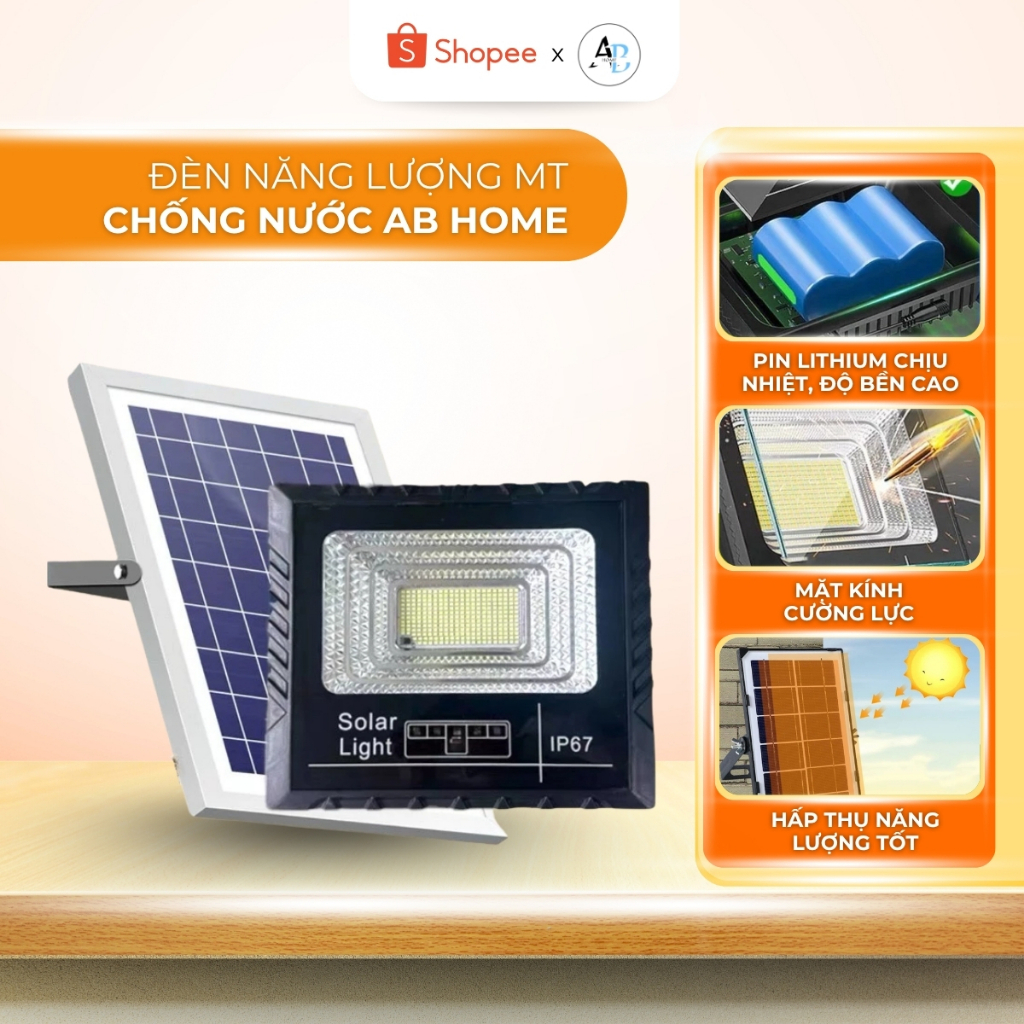 Đèn Năng Lượng Mặt Trời ABHOME IP67 Chống Nước Tiết Kiêm Điện Dùng ...
