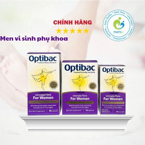 Men vi sinh Optibac tím phụ khoa (30v/ 90v) hỗ trợ vùng kín cho phụ nữ ...