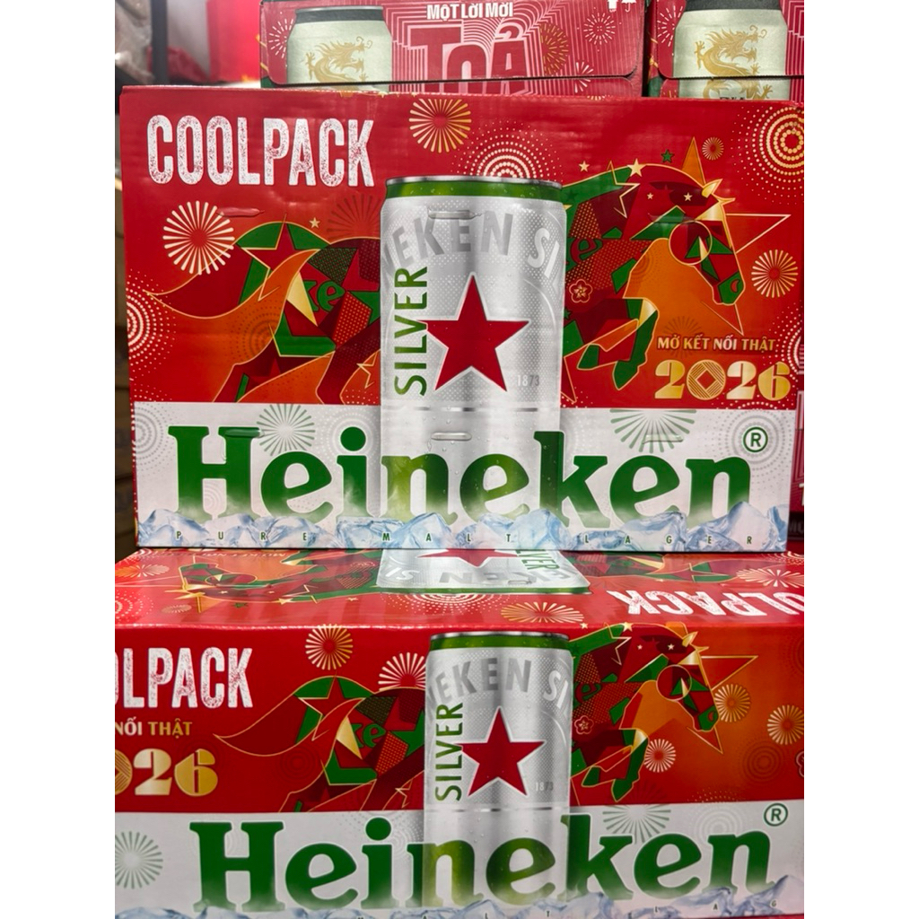 bia heiniken lon lùn coolpack 24lon X 250ml | Shopee Việt Nam
