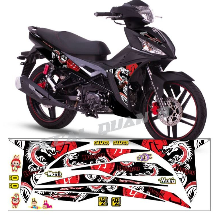 Tem Star sr 125 thiết kế mẫu DRAGON Hot nhất 2026 | Shopee Việt Nam