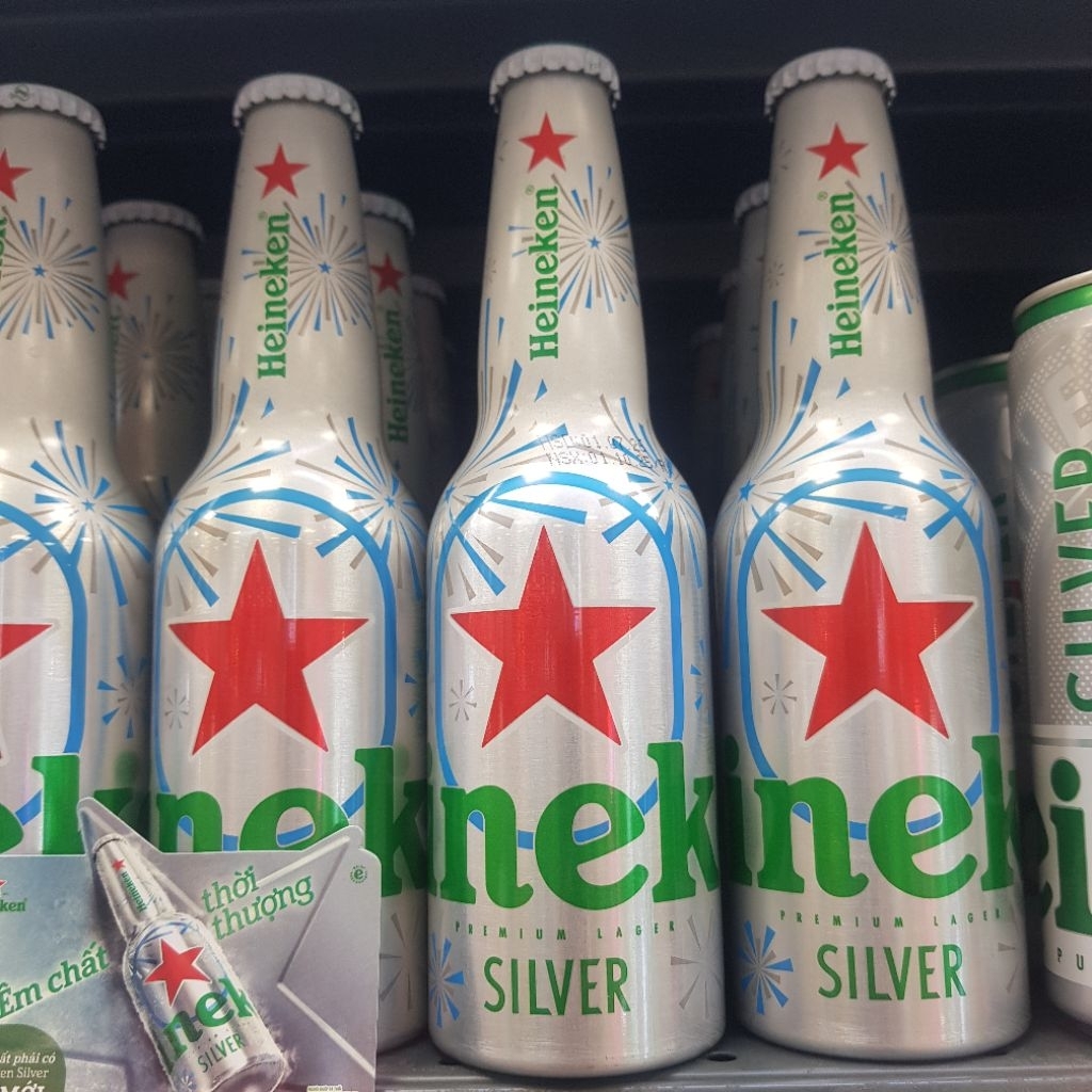 Thùng 12 chai bia heineken silver VN chai nhôm 330ml | Shopee Việt Nam