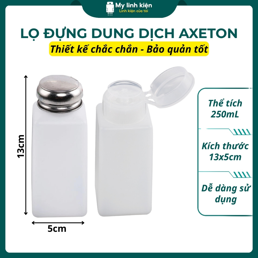 Lọ đựng dung dịch axeton 250ml chất lượng cao | Shopee Việt Nam