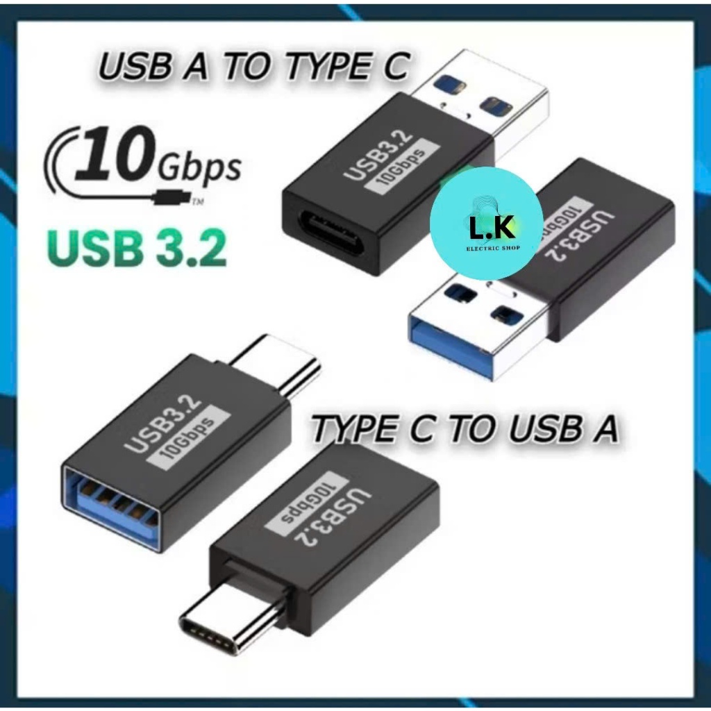 Đầu chuyển đổi USB OTG Type C sang USB 3.0 3.1 3.2 5Gbps 10Gbps Cho PC Điện Thoại Mac Laptop Máy ...
