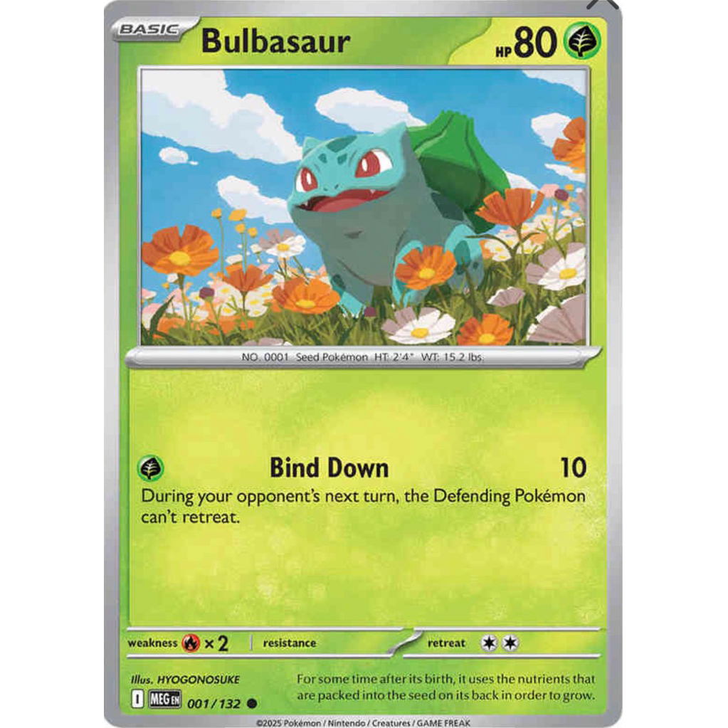 Pokemon TCG - Bulbasaur - Common - 001/132 | Shopee Việt Nam