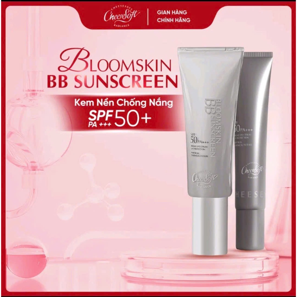 [CHÍNH HÃNG] KEM CHỐNG NẮNG BB CREAM CHEESESOFT MÚI XÙ(Tuýp 30g+Tuýp 20g) | Shopee Việt Nam