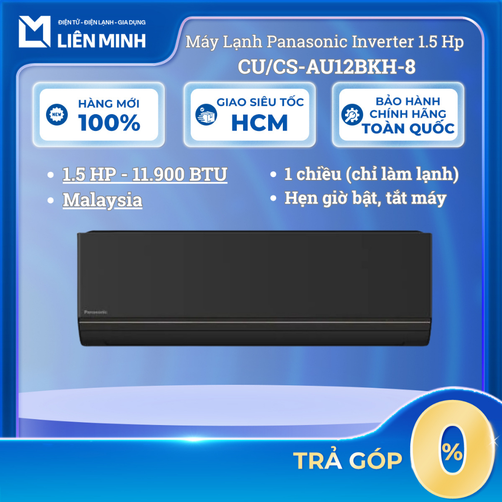 Máy Lạnh Panasonic Inverter 1.5 Hp CU/CS-AU12BKH-8 [SHIP 0Đ HCM ...
