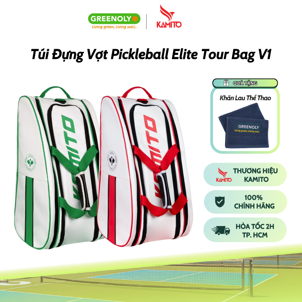 Túi Đựng Vợt Pickleball | Balo Pickleball Kamito Elite Tour Bag V1 ...