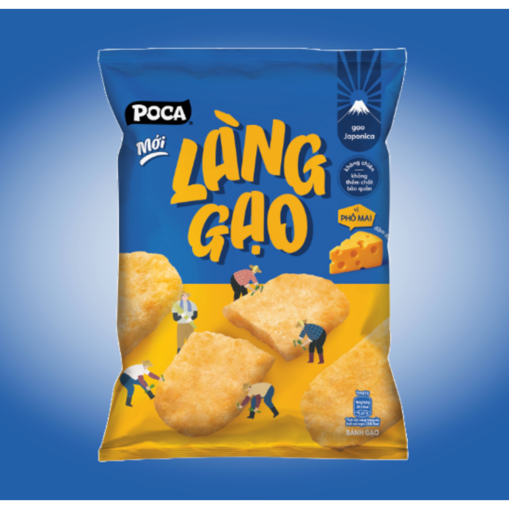Bánh Gạo POCA LÀNG GẠO 108G Vị Phô Mai [TÚI 18 GÓI] | Shopee Việt Nam