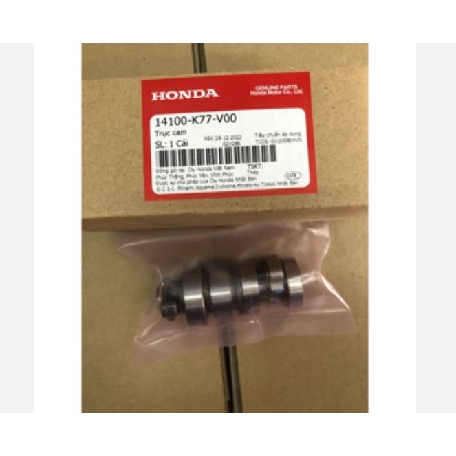 Trục cam Air Blade AB 125/150, PCX Cốt cam Vario Click 125/150, SH 160 ...