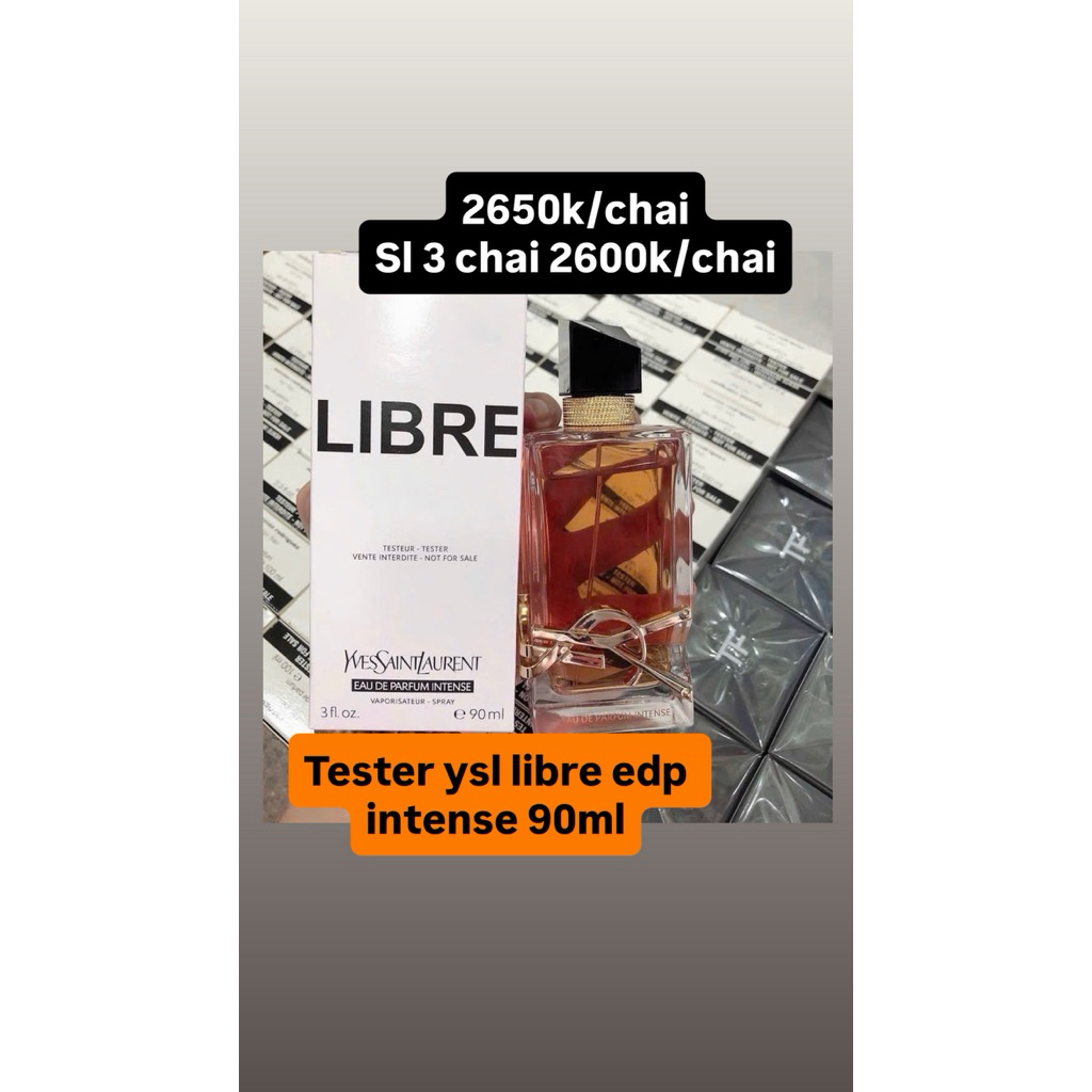 Tester ysl libre edp intense 90ml | Shopee Việt Nam