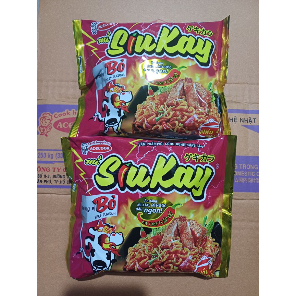 Mì siukay Acecook .gói 128g x 2 gói | Shopee Việt Nam