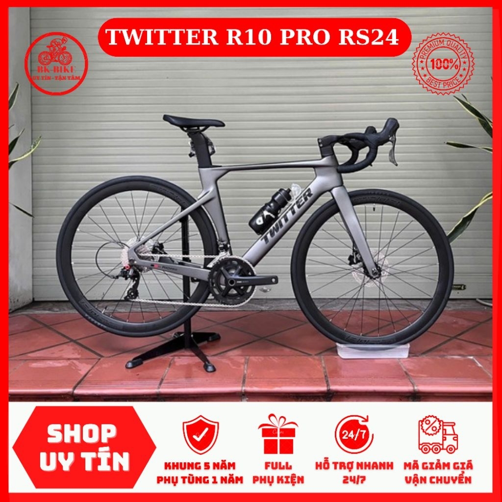 Xe Đạp TWITTER R10 PRO 2026 • RS 2*12, 6 món carbon | Shopee Việt Nam