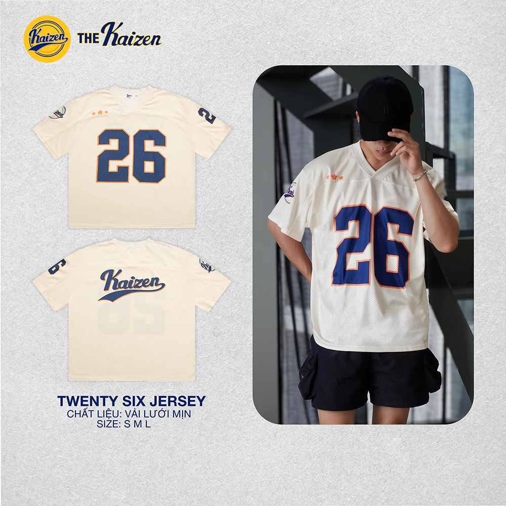 Áo Jersey Nam Nữ KAIZEN Co Giãn Thoáng Mát TWENTY SIX JERSEY | Shopee ...