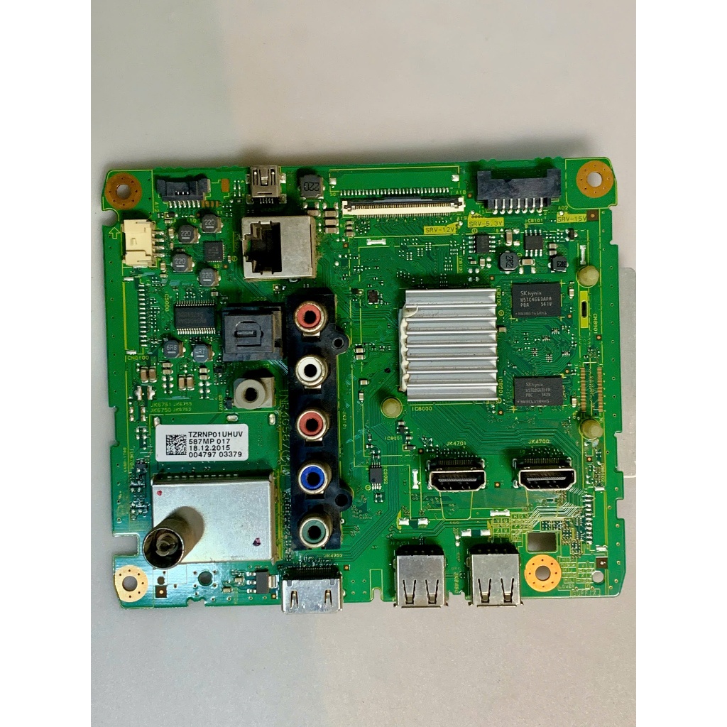 Bo main boar mạch linh kiện tivi tv Panasonic TH-43CS600V nguồn, xử lý ...