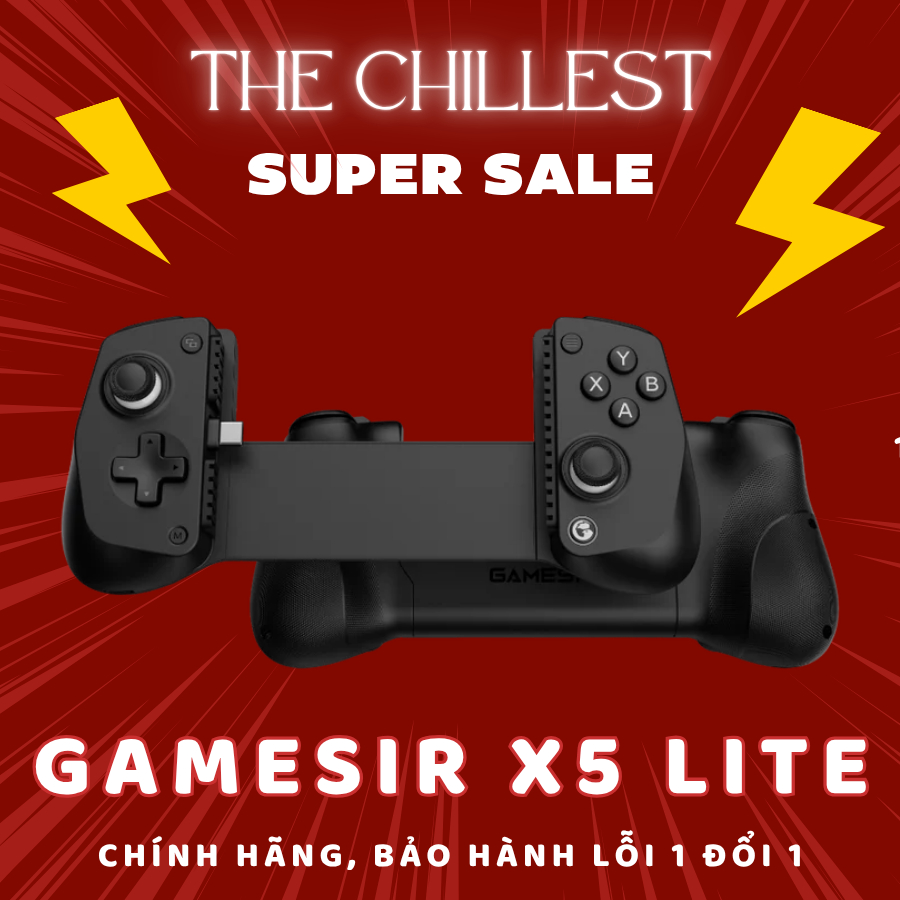 Tay cầm chơi game GAMESIR X5 LITE | Hall Effect, Gyro, Giá tốt, Tương ...