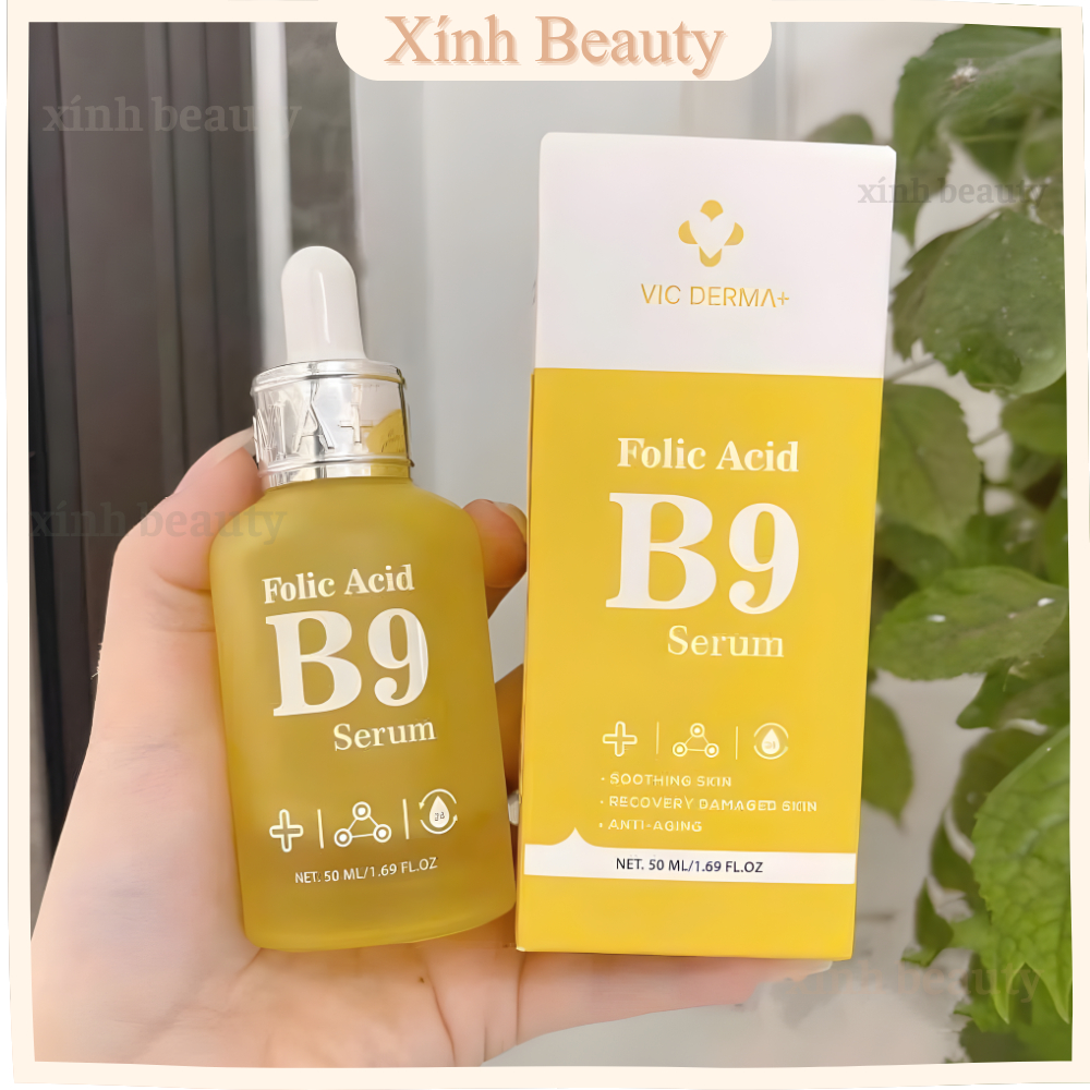 (Công ty) Serum B9 Vic Derma Phục Hồi, Làm Dịu Da, Chố.ng Kích Ứng Phù ...