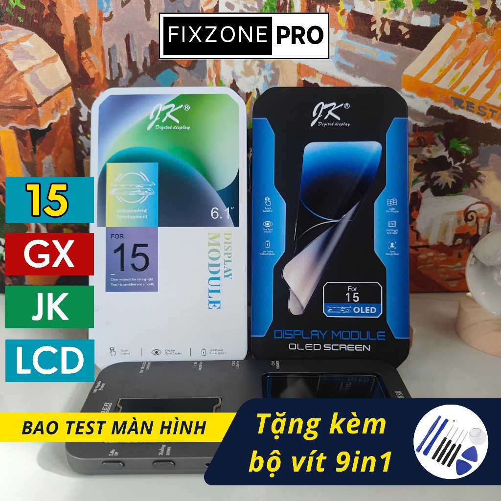 [Mã 15] Bộ màn hình thay thế GX JK OLED LCD - Bao test màn hình tặng ...