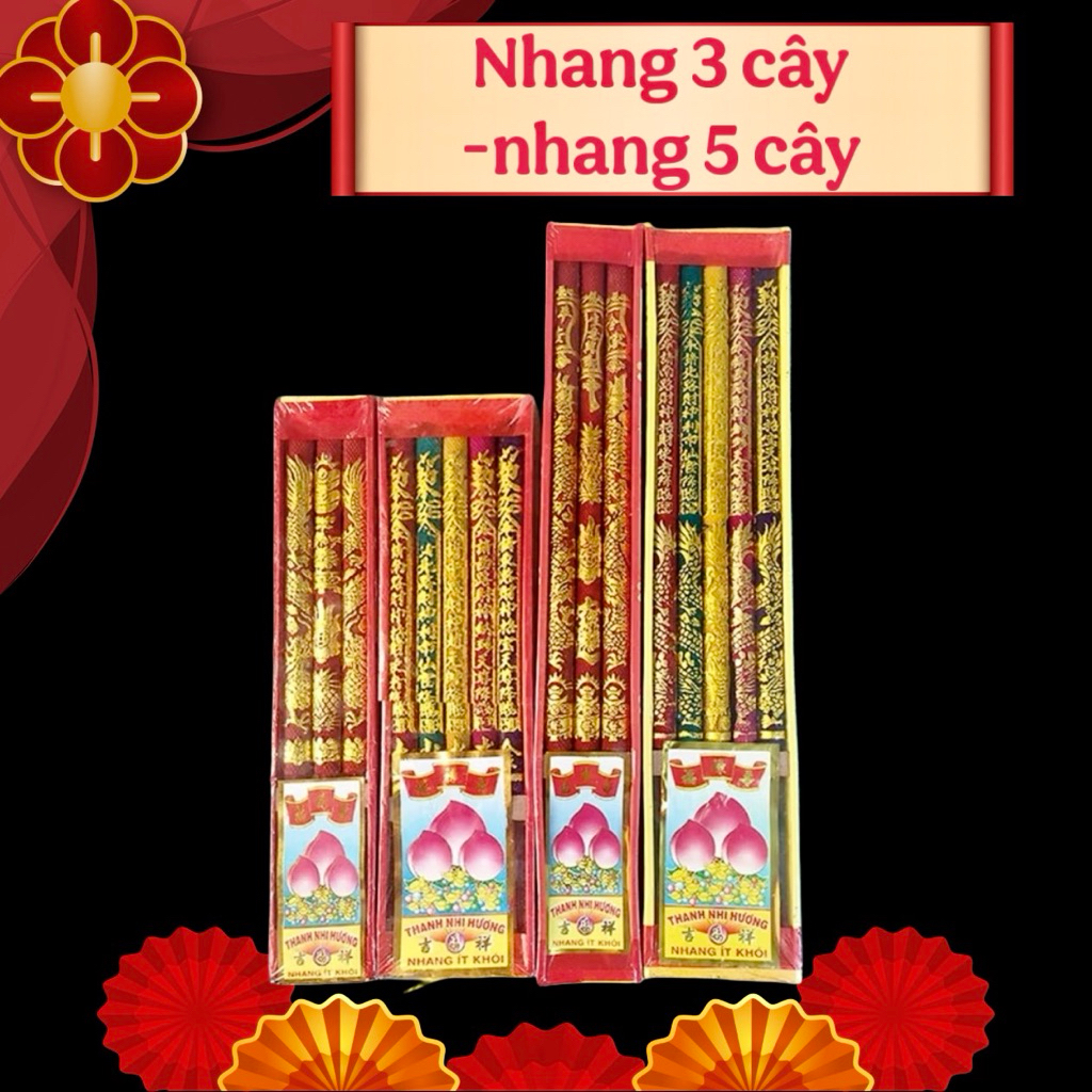 NHANG 3 Cây, NHANG 5 CÂY _ CÚNG THẦN TÀI, GIAO THỪA, ĐẤT ĐAI, KHAI ...