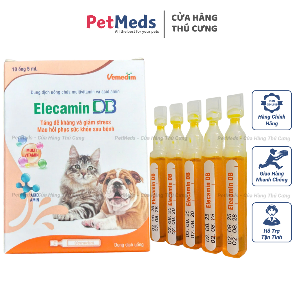 ELECAMIN Db Vemedim Siro Tăng Sức Đề Kháng, Bổ Sung Vitamin, Acid Amin ...