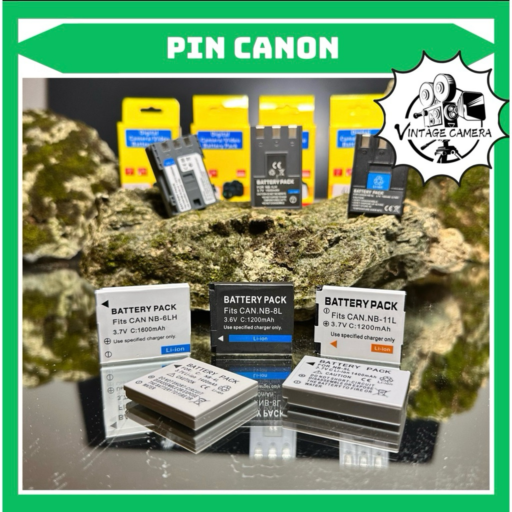 Pin Canon NB-1L/ NB-2L/ NB-3L/ NB-4L/ NB-5L/ NB-6L/ NB-7L/ NB-8L/ NB ...