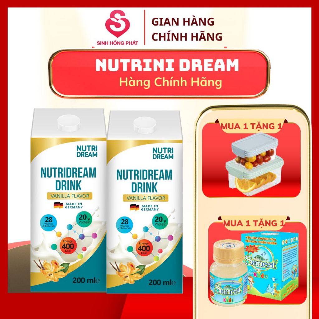 Nutridream Drink – Thực phẩm dinh dưỡng Y học cho người suy dinh dưỡng ...