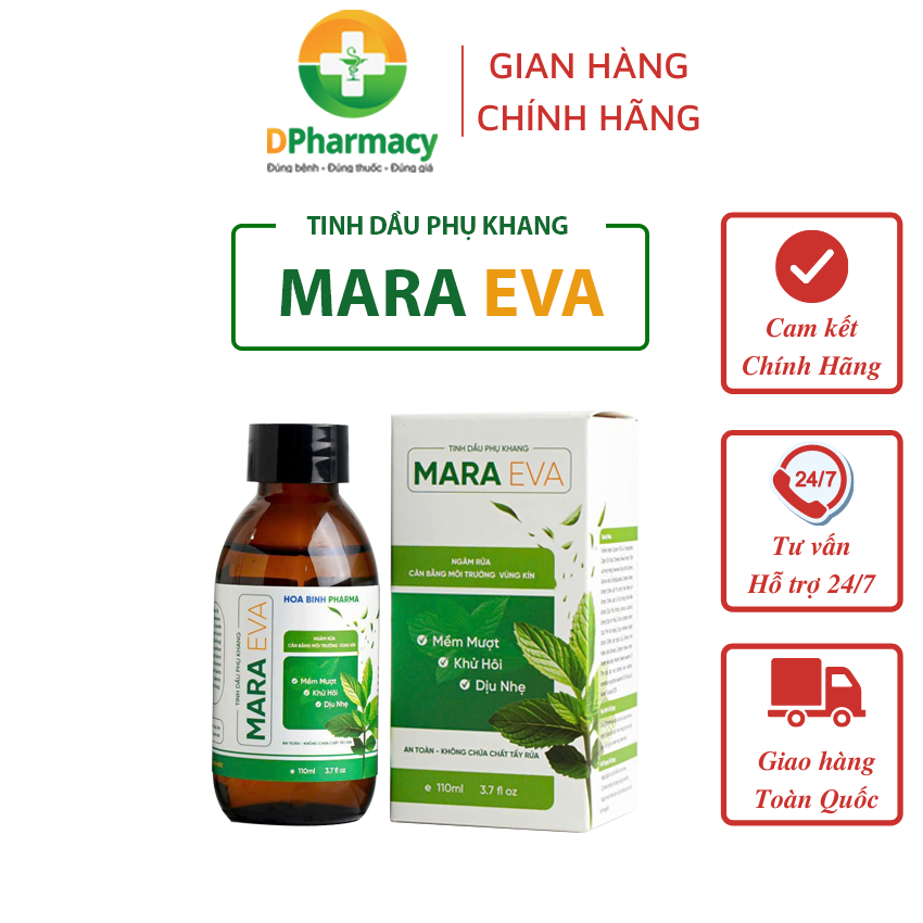 Tinh Dầu Phụ Khang MARA EVA, vệ sinh vùng kín, loại bỏ khí hư huyết ...